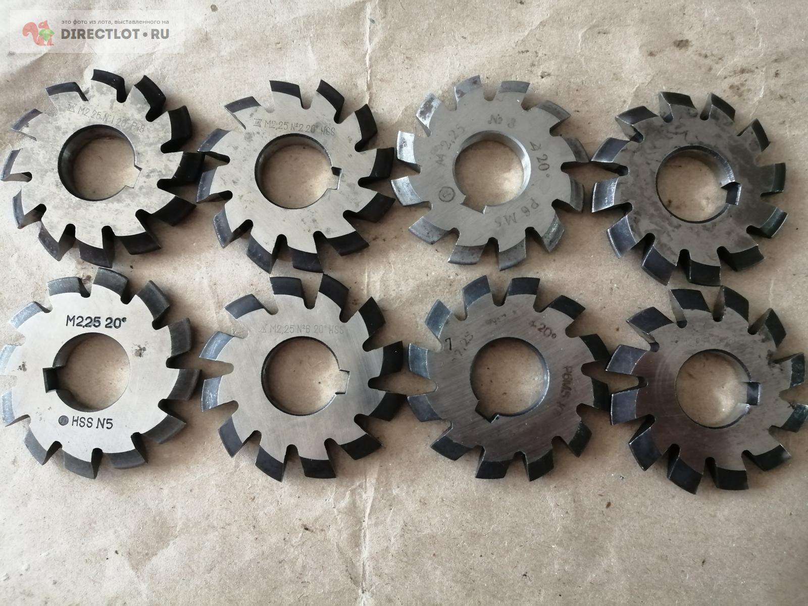 Фреза дисковая модульная m 2,25. 20°. z=12. HSS. р18. р6м5к5. р6м5 ...