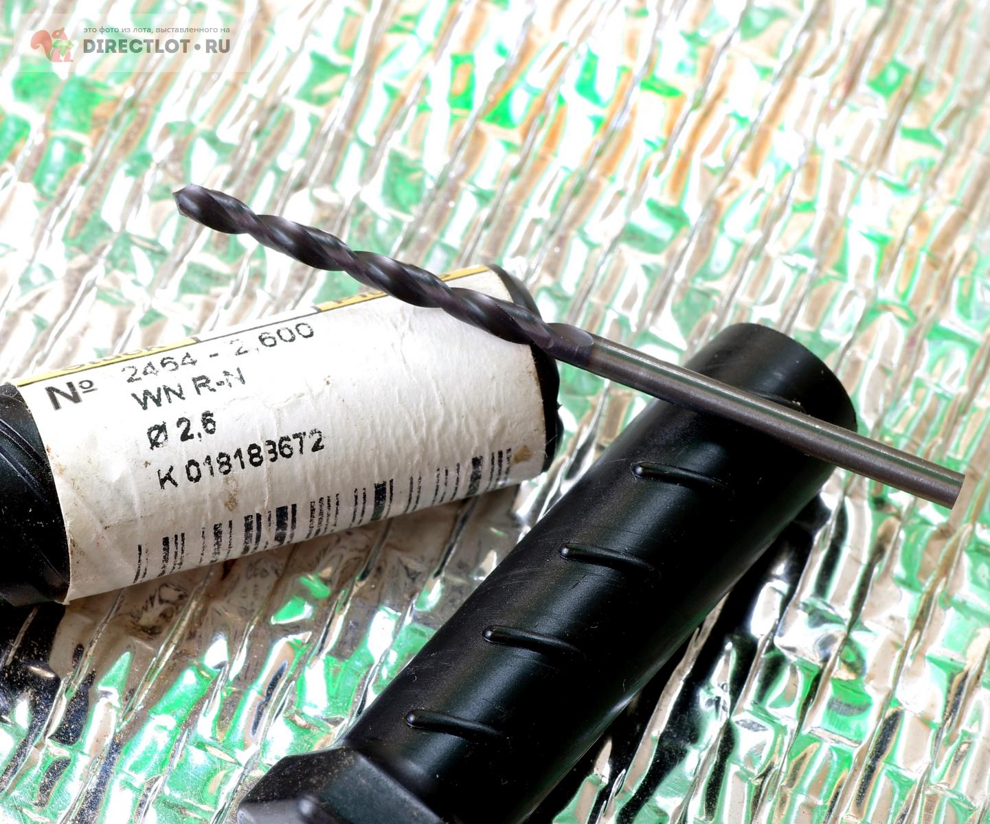 Сверло твердосплавное прецизионное GUHRING 2,6 мм Made in Germany ...