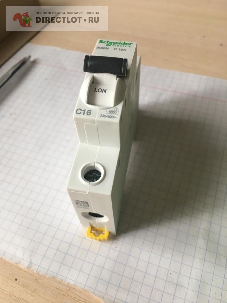 Автоматический выключатель Schneider Electric iK60N A9K24116 (1P C 16A ...