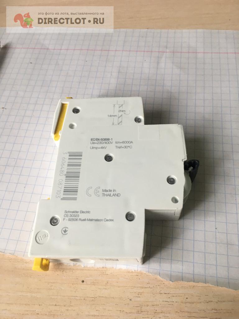 Автоматический выключатель Schneider Electric iK60N A9K24116 (1P C 16A ...