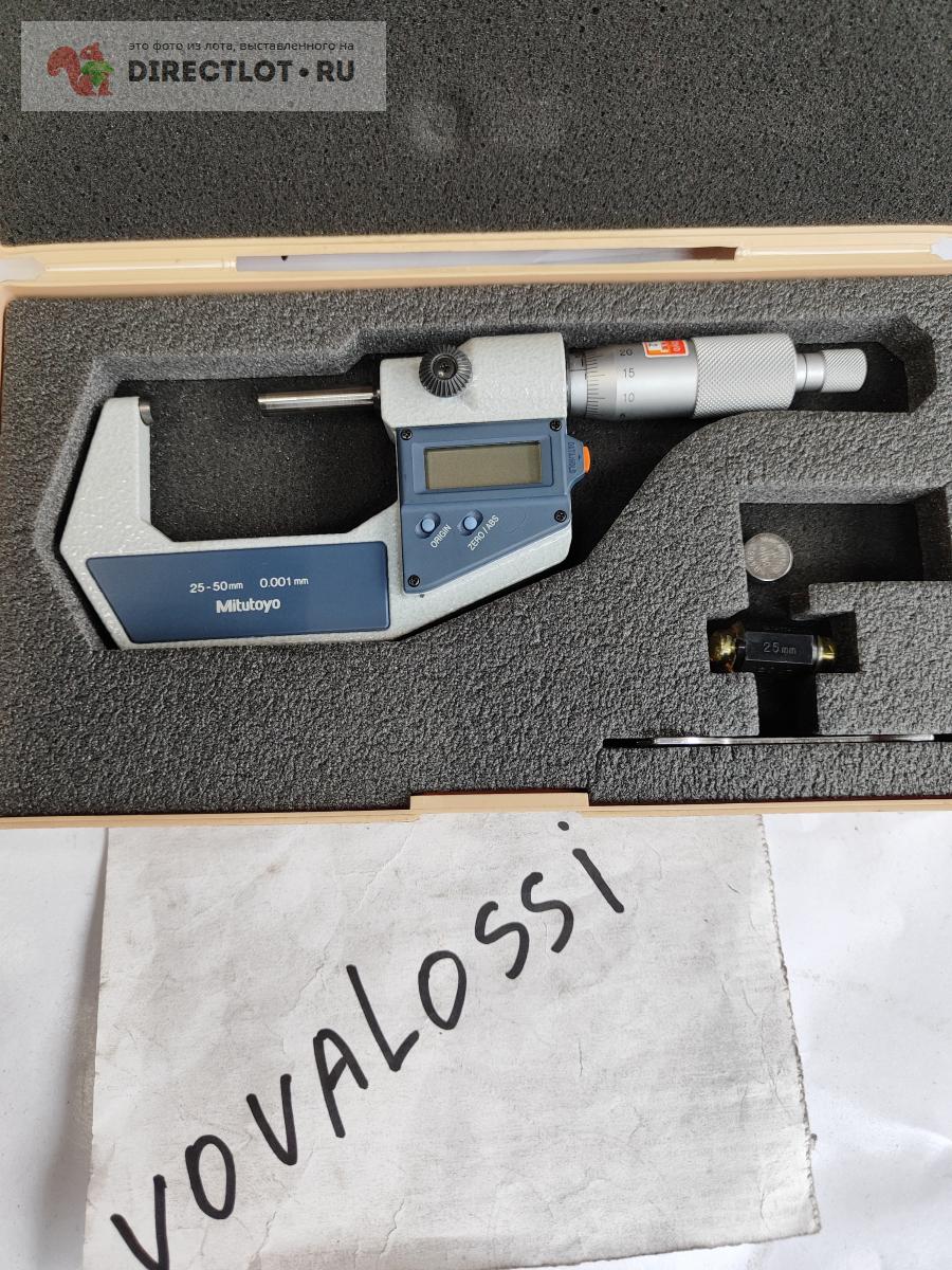 Цифровой микрометр Mitutoyo 25-50mm. 0.001mm купить в Краснодаре цена ...