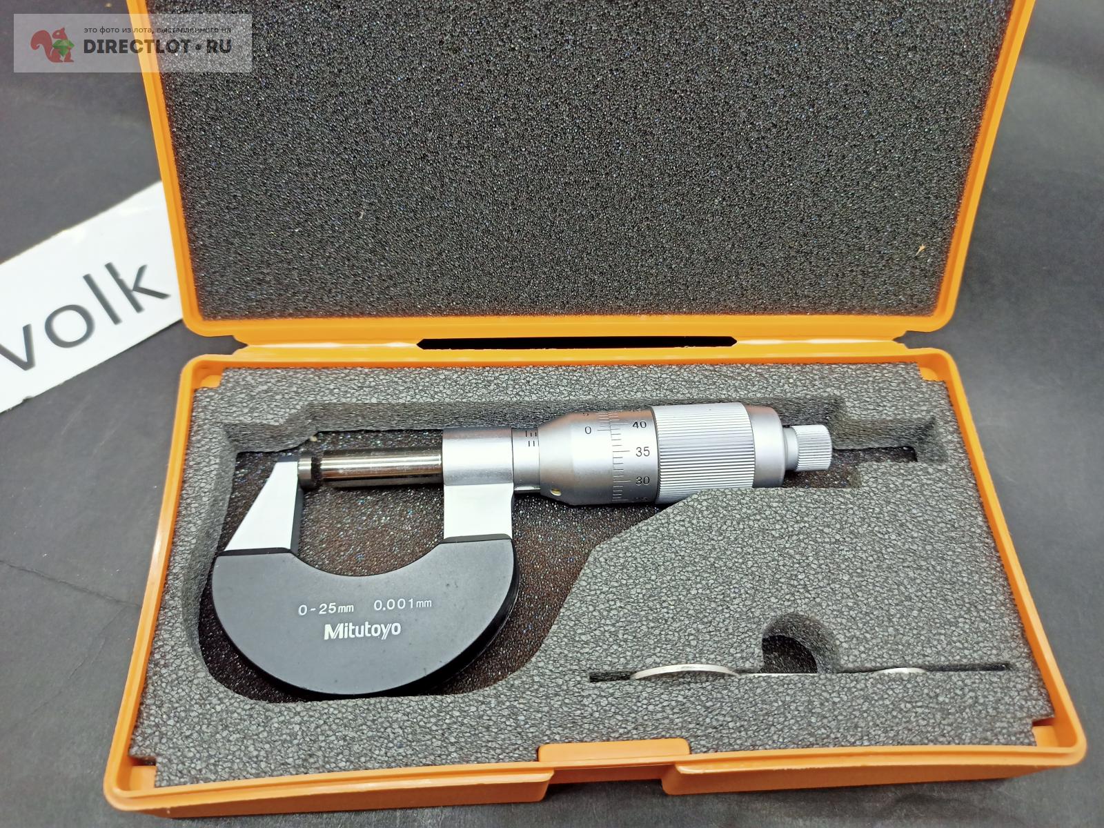 Микрометр MITUTOYO 0-25mm 0.001mm купить в Тамбове цена 5400 Р на ...