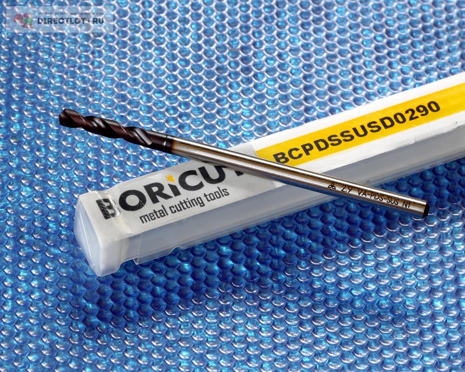 Сверло прецизионное Mitsubishi Boricut 2,9 мм VA-PDS-SUS с кобальтом и ...