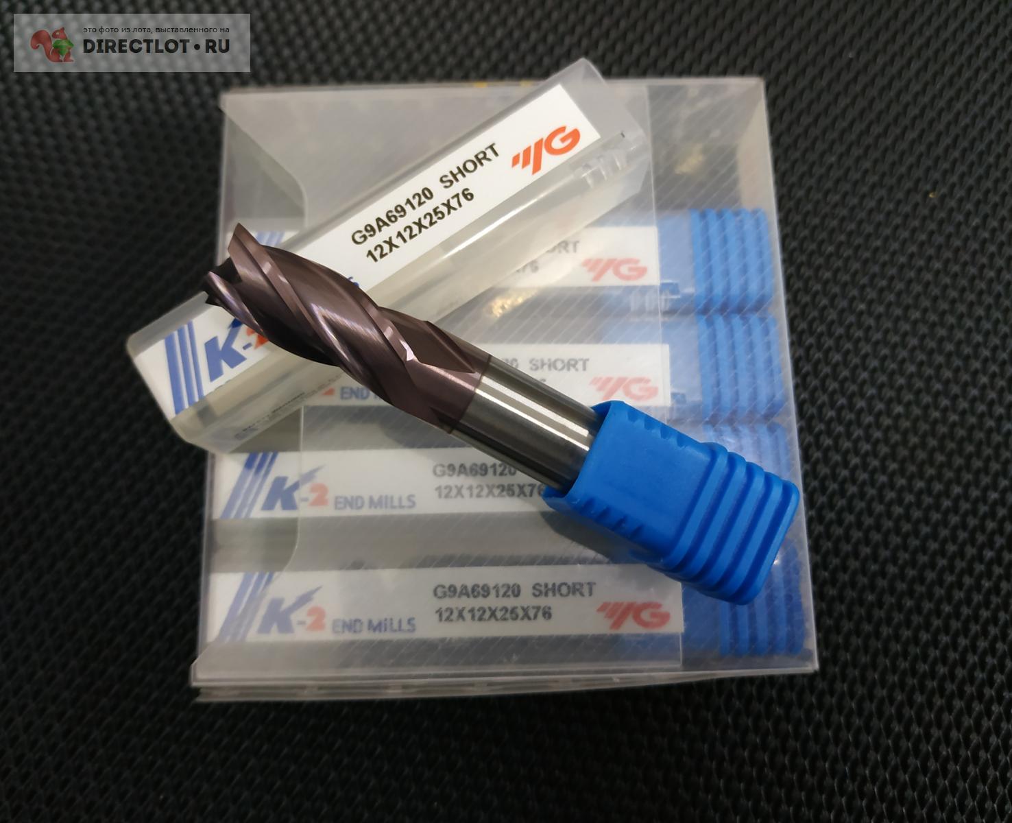 Фреза тв сплав G9a69120 F4 серия K 2 D12 Yg1 Корея сталь титан