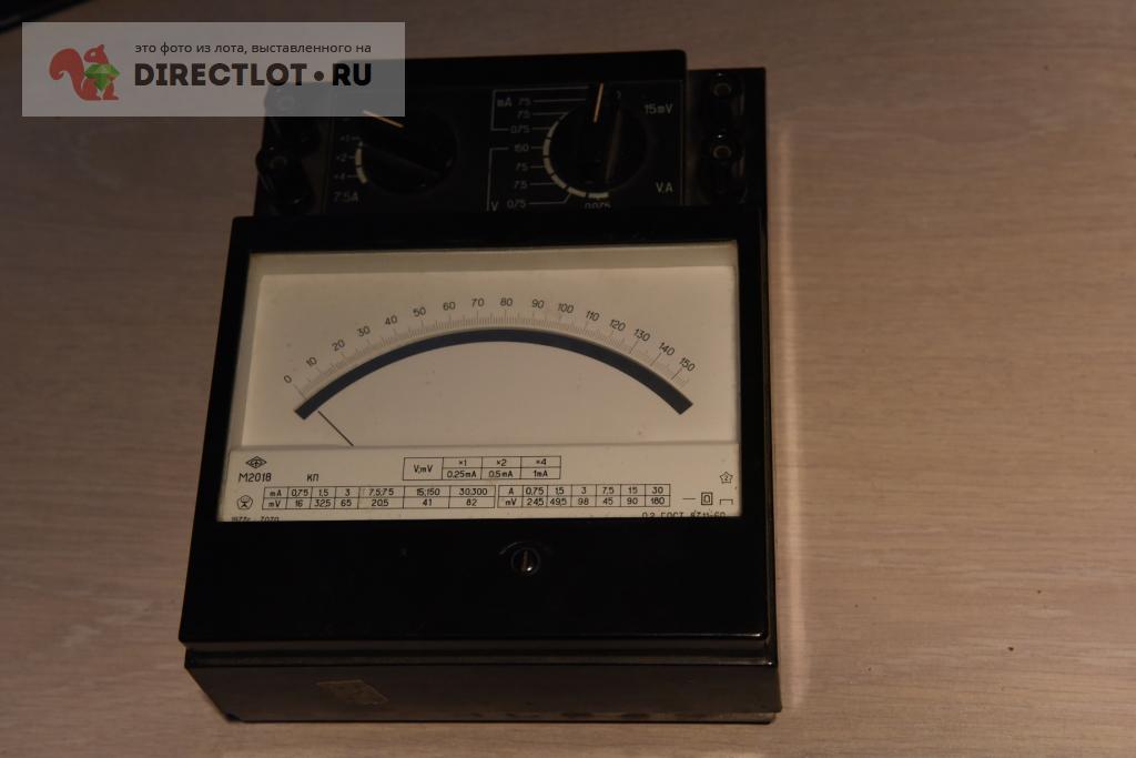 Вольтамперметр М2018 купить в Москве цена 1000 Р на DIRECTLOT.RU ...