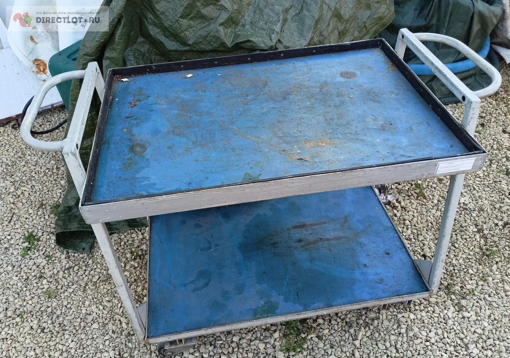 Тележка этажерка инструментальная на две полки. На колесах. Мощная до ...