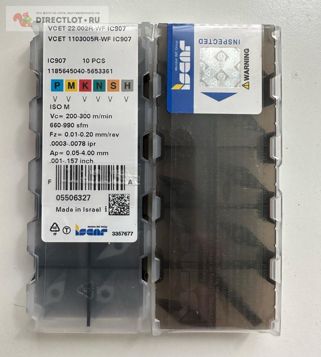 VCET 1103005R-WF IC907 / VCET 22.002R-WF IC907 - Iscar купить в ...