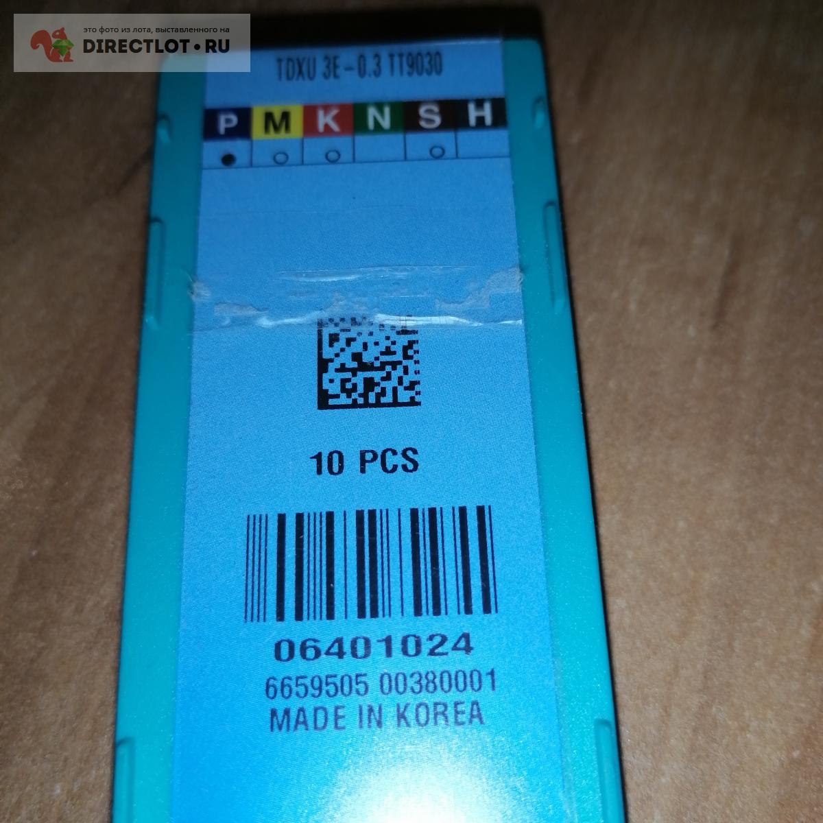 TDXU 3E-0.3 TT9030 TaeguTec (Оригинал.). купить в Саратове цена 3800 Р ...