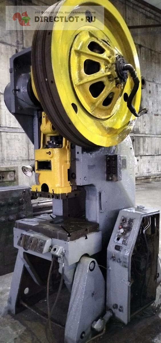 Пресс кривошипный усилие 63 тонны купить в Челябинске цена 650000 Р на DIRECTLOT.RU - Станки ...