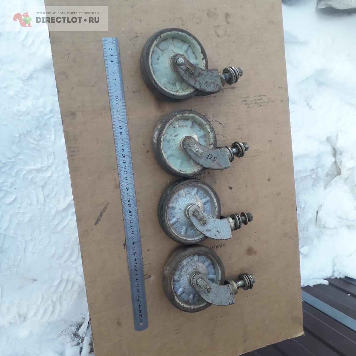 колеса поворотные Д 125 мм . ( лот 4 шт ). купить в Казани цена 500 Р ...