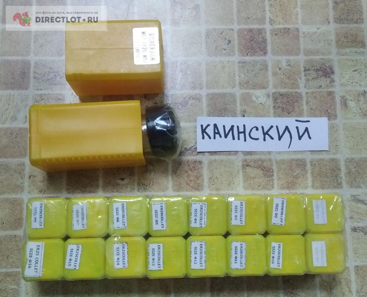 Патрон цанговый ER25, Морзе 2, резьба М10 + комплект цанг купить в ...