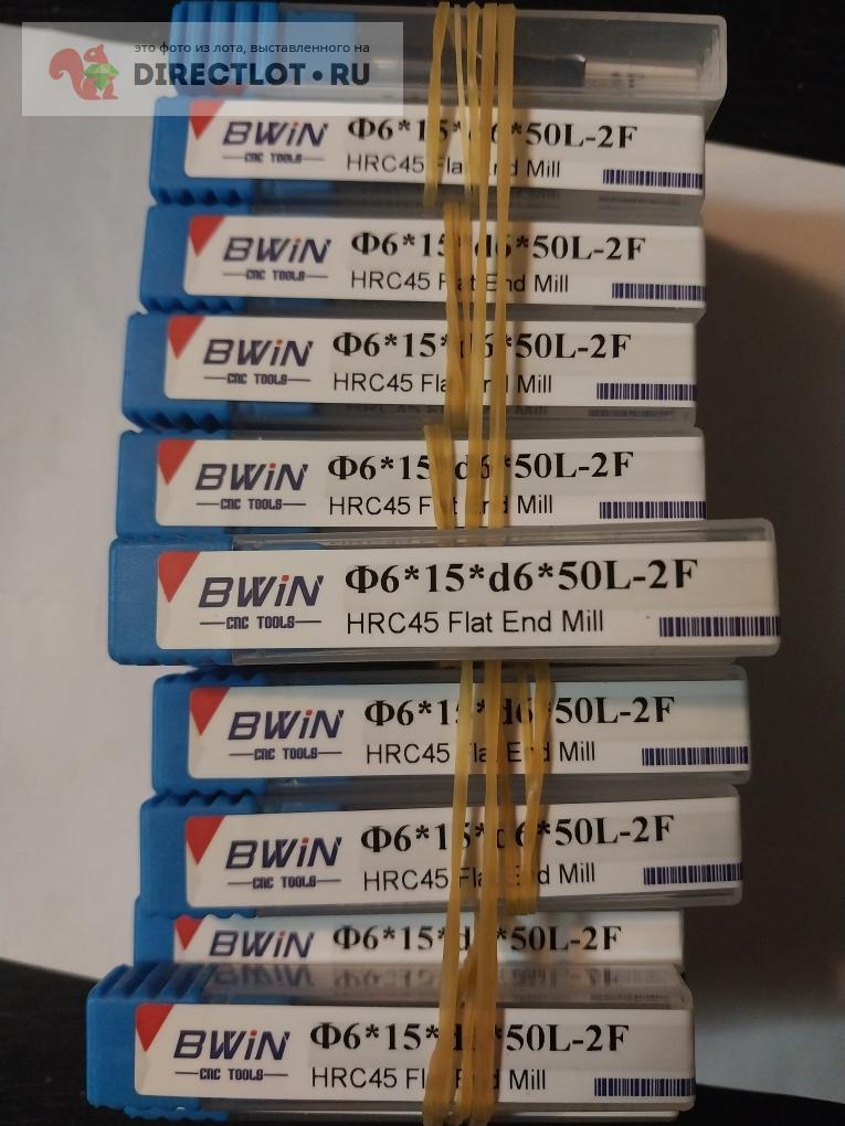 Фреза шпоночная ц/х ф6х15хD6x50L - 2F твердый сплав HRC 45 купить в ...