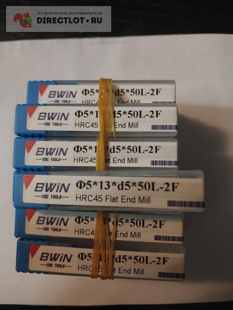 Фреза шпоночная ц/х ф5х13хD5x50L - 2F твердый сплав HRC 45 купить в ...
