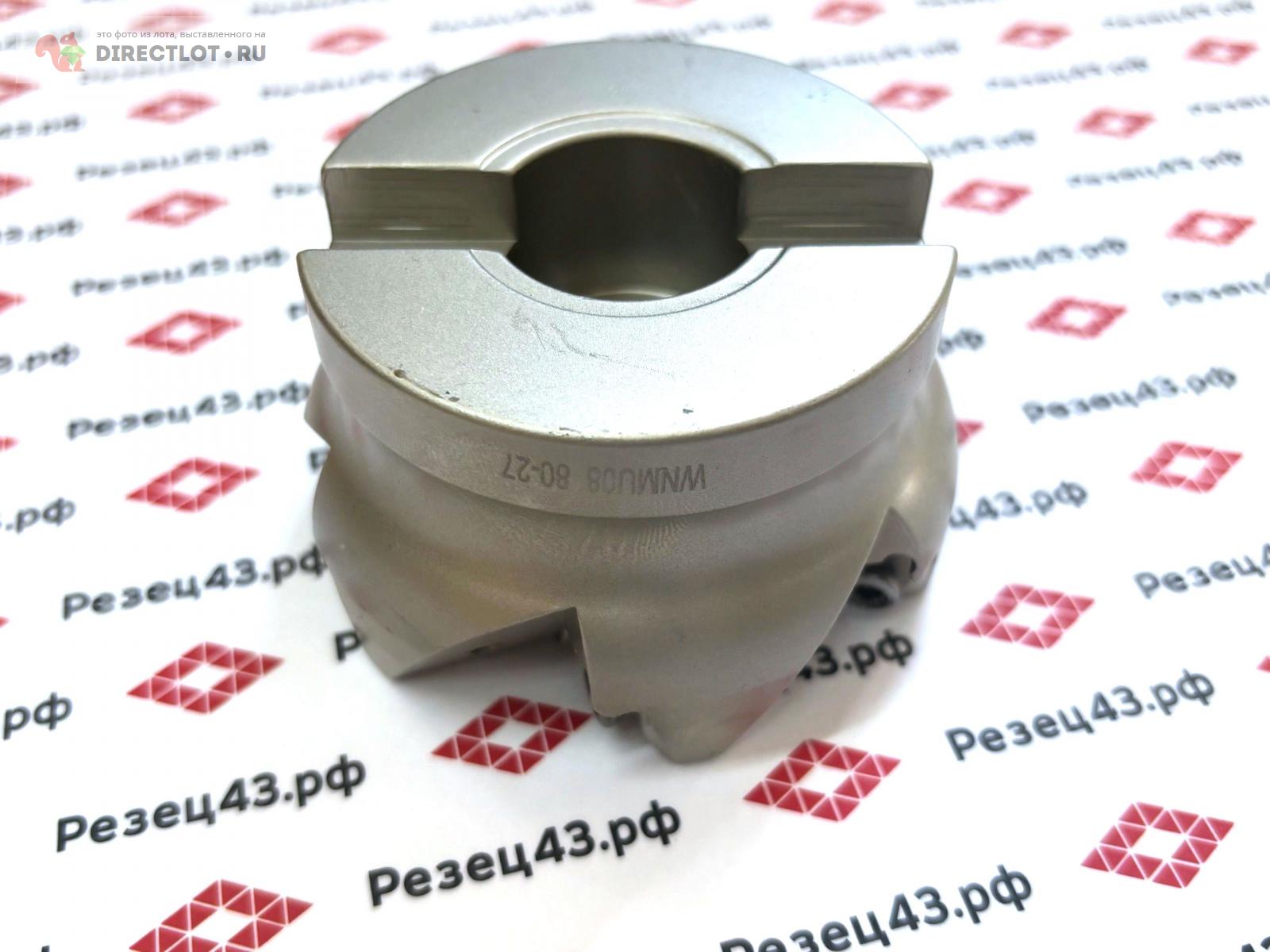 Торцевая насадная (корпусная) фреза тип WNMU, 90 градусов (WNMU08 80-27 ...