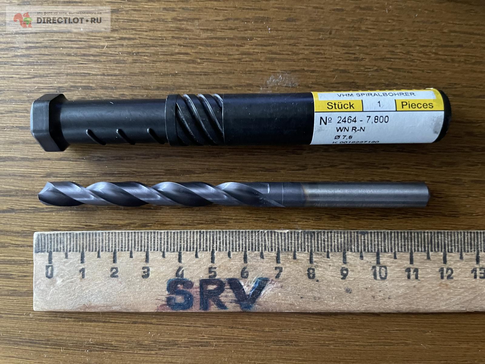 Сверло монолитное твердосплавное D 7.8 №2464 WN R-N GUHRING купить в ...