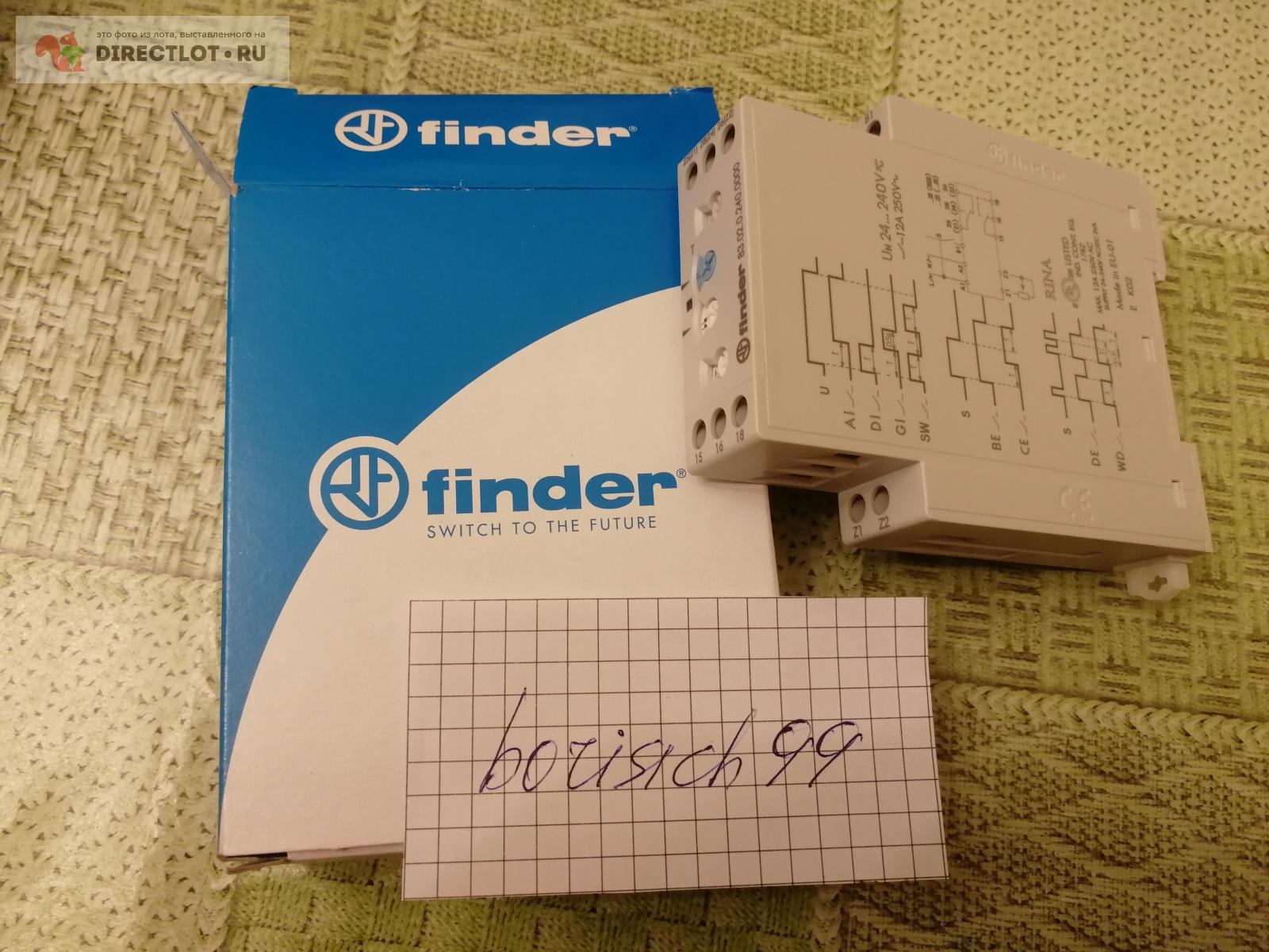 Реле времени FINDER 83.02.0.240.0000 купить в Мурманске цена 1500 Р на ...