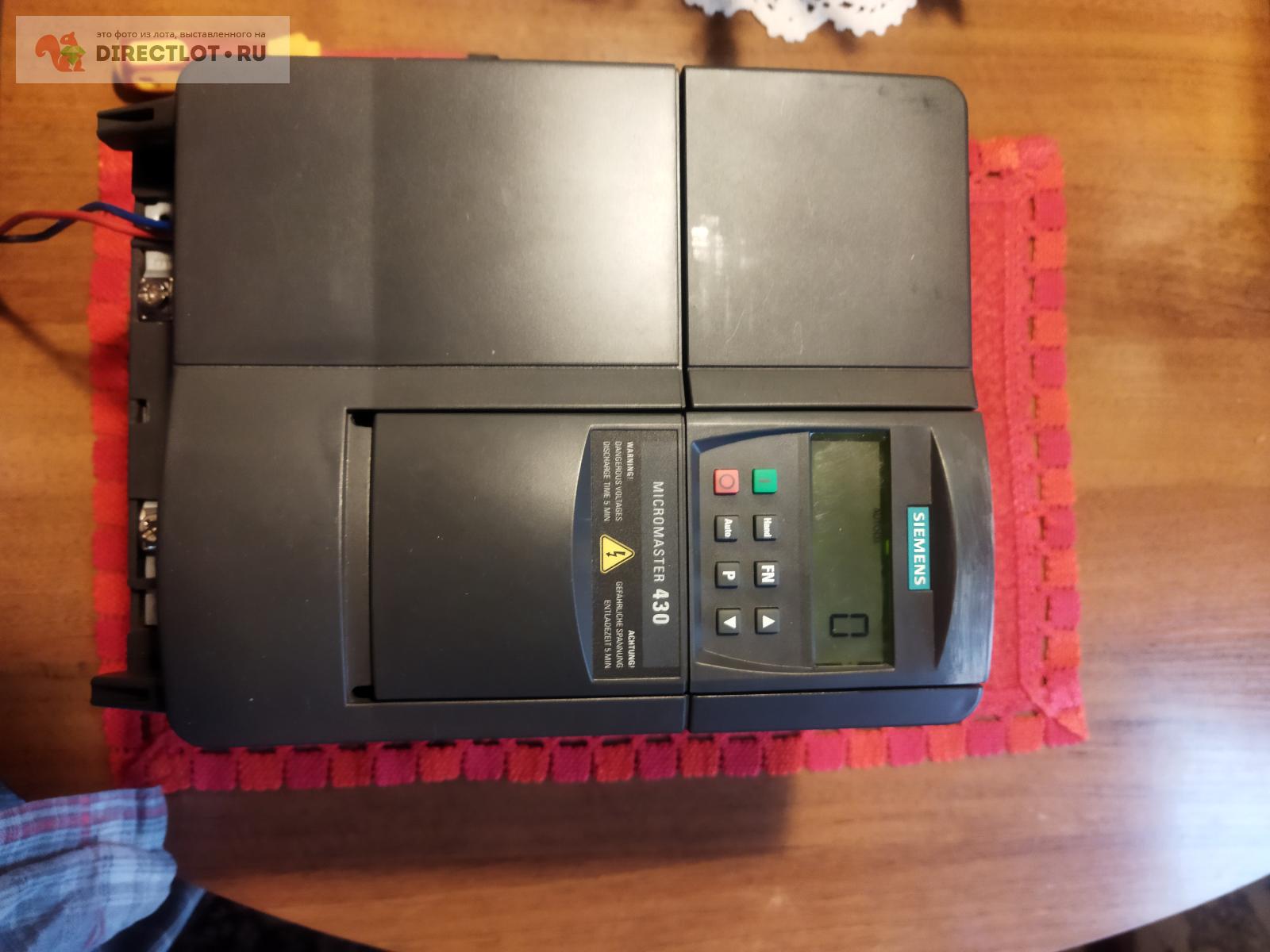 Частотный преобразователь Siemens micromaster 430 15кВт купить в Калуге ...